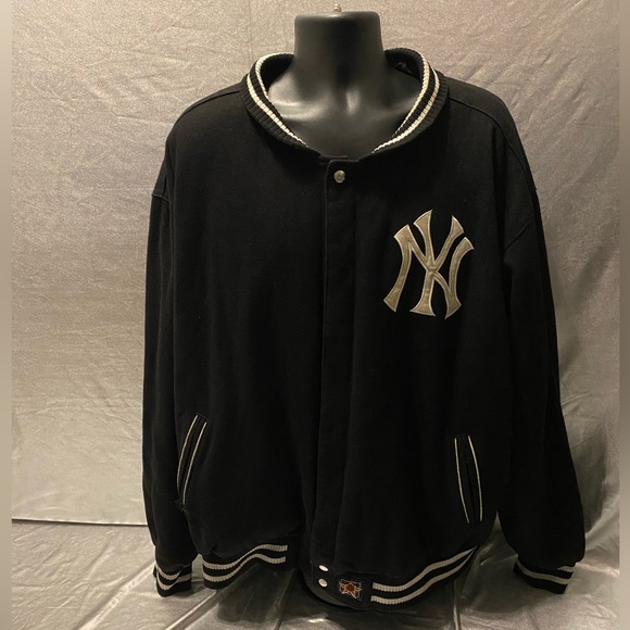 MLB | Jackets & Coats | New York Yankees Reversible Letterman Jacket ...